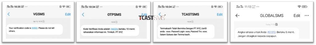 SMS Masking Sender ID Nama Perusahaan atau Branda Anda